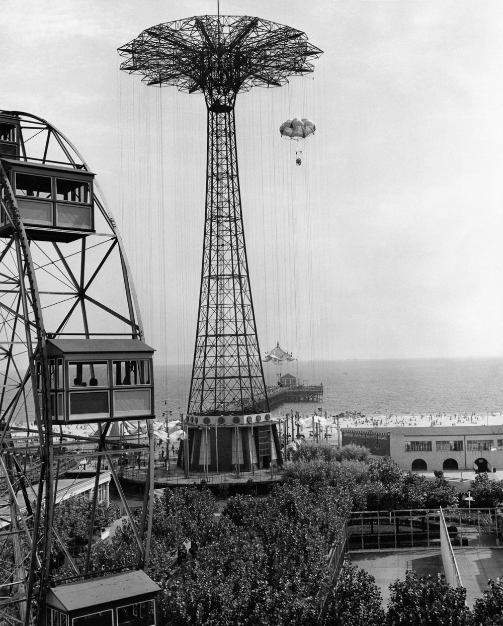 1940s Coney Island Amusement Park